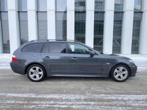 Grey BMW 525 2008 in Vilnius, with an engine capacity of 2.99 L and mileage of 400 thousand km for 4999 €, photo 5 on AUTOMOTO.COM.LV