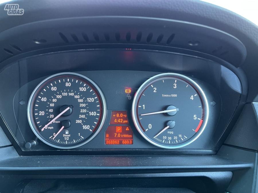 Pelēks BMW 525 2008 Šilutė, ar dzinēja tilpumu 3.00 L un nobraukumu 263 tūkst. km par 2950 €, foto 17 vietnē AUTOMOTO.COM.LV