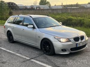 Grey BMW 525 2008 in Riga, with an engine capacity of 3.00 L and mileage of 348 thousand km for 4500 €, photo  on AUTOMOTO.COM.LV