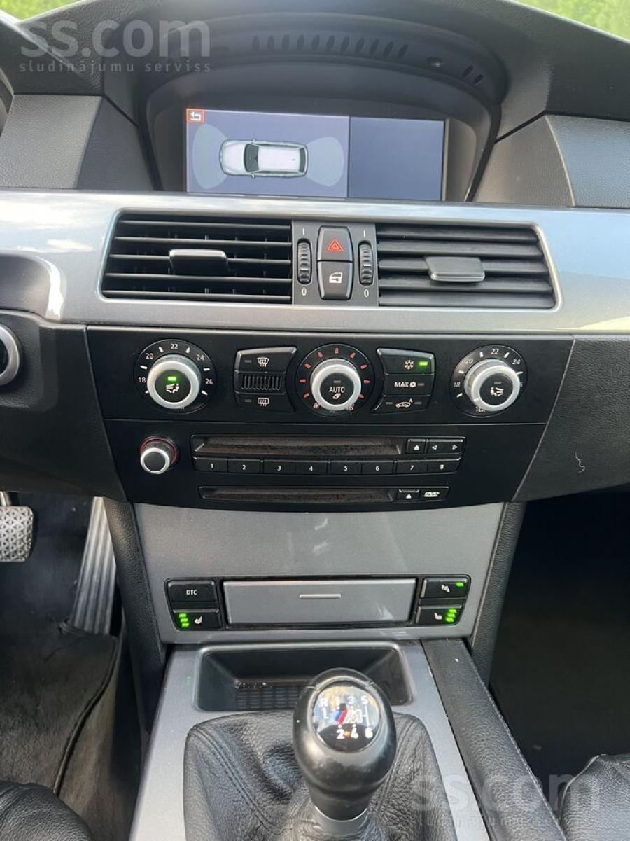 Grey BMW 525 2008 in Riga, with an engine capacity of 3.00 L and mileage of 348 thousand km for 4500 €, photo 14 on AUTOMOTO.COM.LV