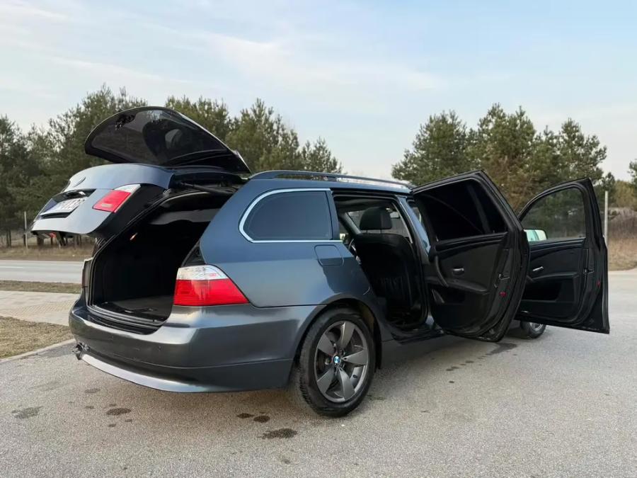 Pelēks BMW 525 2008 Rīga, ar dzinēja tilpumu 3.00 L un nobraukumu 368 tūkst. km par 4500 €, foto 9 vietnē AUTOMOTO.COM.LV