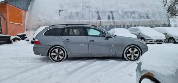 Pelēks BMW 525 2008 Valmiera, ar dzinēja tilpumu 3.00 L un nobraukumu 439 tūkst. km par 2350 €, foto 2 vietnē AUTOMOTO.COM.LV