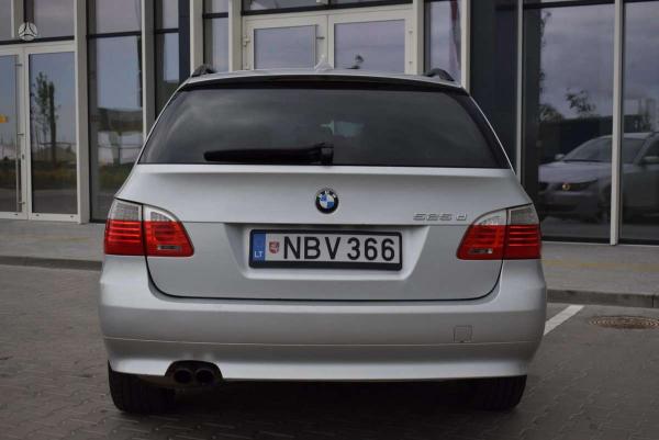 Grey BMW 525 2008 in Vilnius, with an engine capacity of 2.99 L and mileage of 360 thousand km for 3100 €, photo 5 on AUTOMOTO.COM.LV