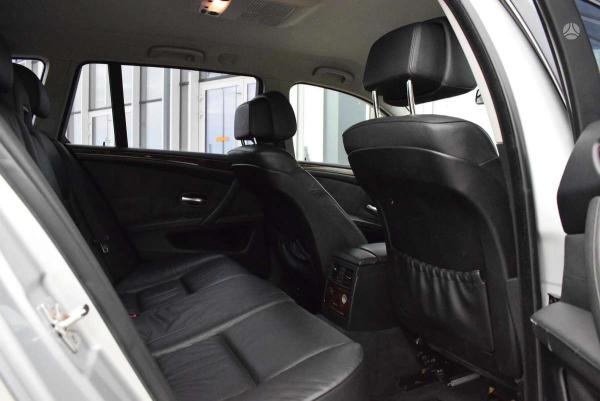 Grey BMW 525 2008 in Vilnius, with an engine capacity of 2.99 L and mileage of 360 thousand km for 3100 €, photo 10 on AUTOMOTO.COM.LV
