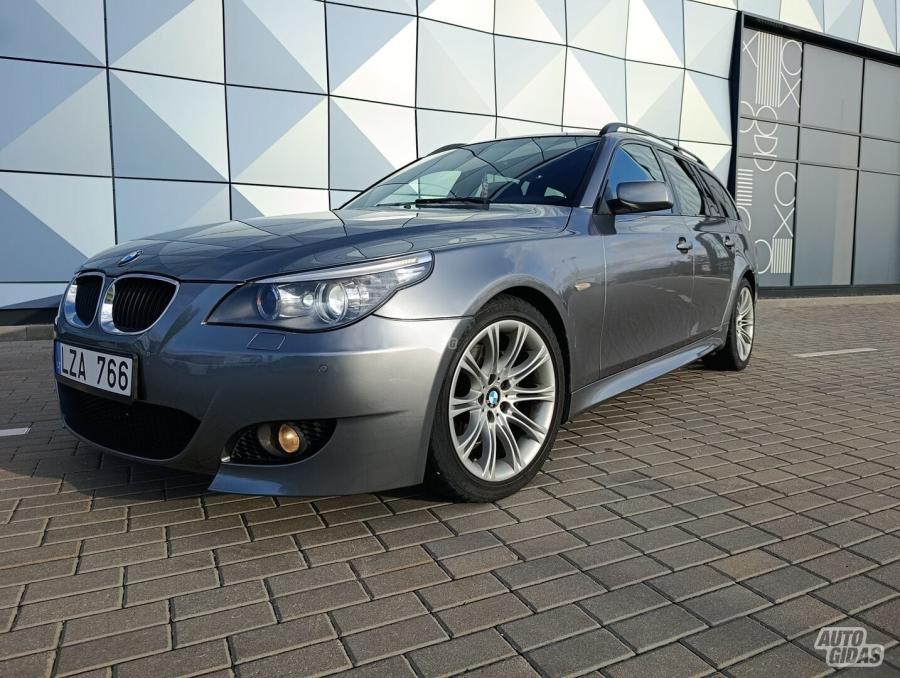 Pelēks BMW 525 2008 Šilutė, ar dzinēja tilpumu 3.00 L un nobraukumu 350 tūkst. km par 4500 €, foto 1 vietnē AUTOMOTO.COM.LV