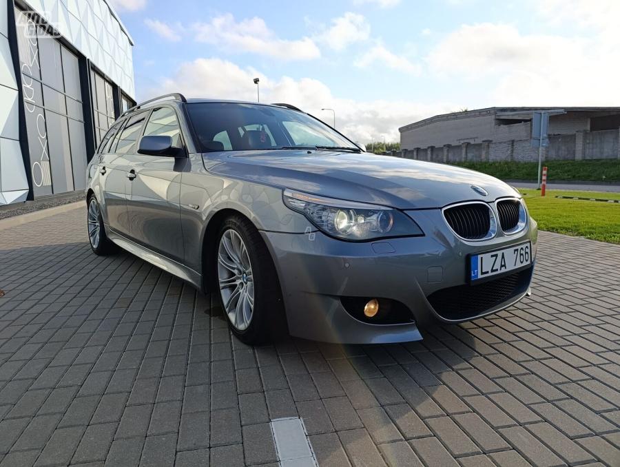 Pelēks BMW 525 2008 Šilutė, ar dzinēja tilpumu 3.00 L un nobraukumu 350 tūkst. km par 4500 €, foto 6 vietnē AUTOMOTO.COM.LV