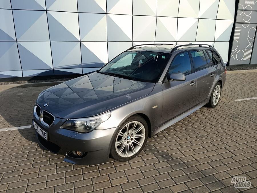 Pelēks BMW 525 2008 Šilutė, ar dzinēja tilpumu 3.00 L un nobraukumu 350 tūkst. km par 4500 €, foto 9 vietnē AUTOMOTO.COM.LV