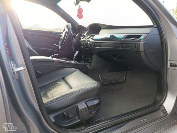 Pelēks BMW 525 2008 Šilutė, ar dzinēja tilpumu 3.00 L un nobraukumu 350 tūkst. km par 4500 €, foto 10 vietnē AUTOMOTO.COM.LV