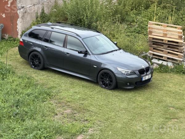 Grey BMW 525 2008 in Aluksne, with an engine capacity of 3.00 L and mileage of 311 thousand km for 5000 €, photo 1 on AUTOMOTO.COM.LV