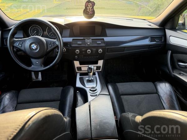 Grey BMW 525 2008 in Aluksne, with an engine capacity of 3.00 L and mileage of 311 thousand km for 5000 €, photo 9 on AUTOMOTO.COM.LV
