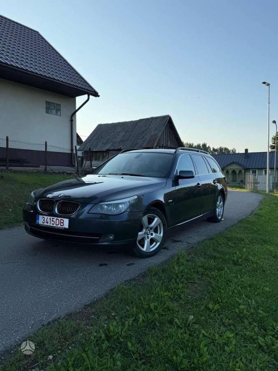 Pelēks BMW 525 2008 Viļņa, ar dzinēja tilpumu 2.99 L un nobraukumu 314 tūkst. km par 4600 €, foto 1 vietnē AUTOMOTO.COM.LV