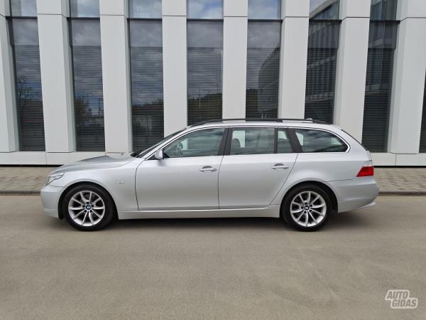 Pelēks BMW 525 2008 Viļņa, ar dzinēja tilpumu 3.00 L un nobraukumu 372 tūkst. km par 4500 €, foto 4 vietnē AUTOMOTO.COM.LV