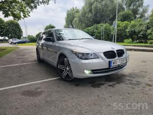 Grey BMW 525 2008 in Riga, with an engine capacity of 3.00 L and mileage of 328 thousand km for 4800 €, photo  on AUTOMOTO.COM.LV