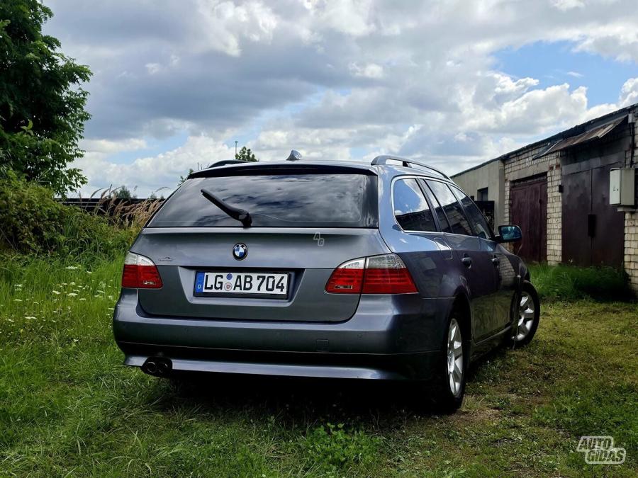 Pelēks BMW 525 2008 Kauņa, ar dzinēja tilpumu 3.00 L un nobraukumu 323 tūkst. km par 3750 €, foto 5 vietnē AUTOMOTO.COM.LV
