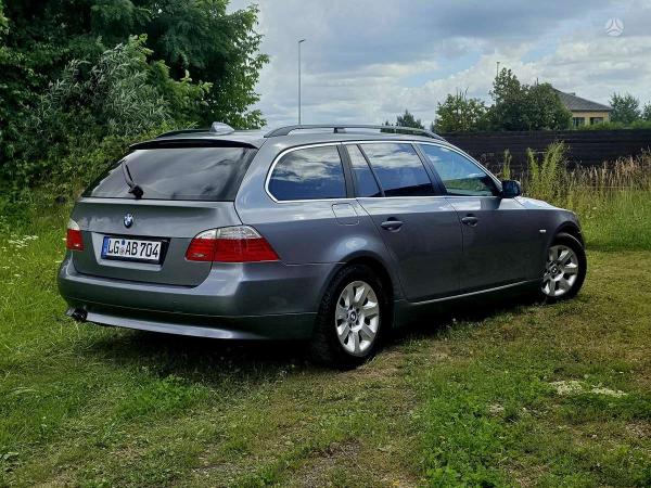 Pelēks BMW 525 2008 Kauņa, ar dzinēja tilpumu 2.99 L un nobraukumu 320 tūkst. km par 3400 €, foto 6 vietnē AUTOMOTO.COM.LV