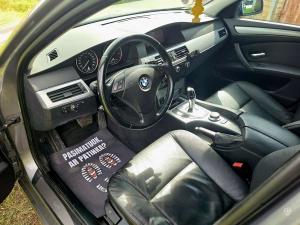 Grey BMW 525 2008 in Kaunas, with an engine capacity of 2.99 L and mileage of 320 thousand km for 3400 €, photo 11 on AUTOMOTO.COM.LV