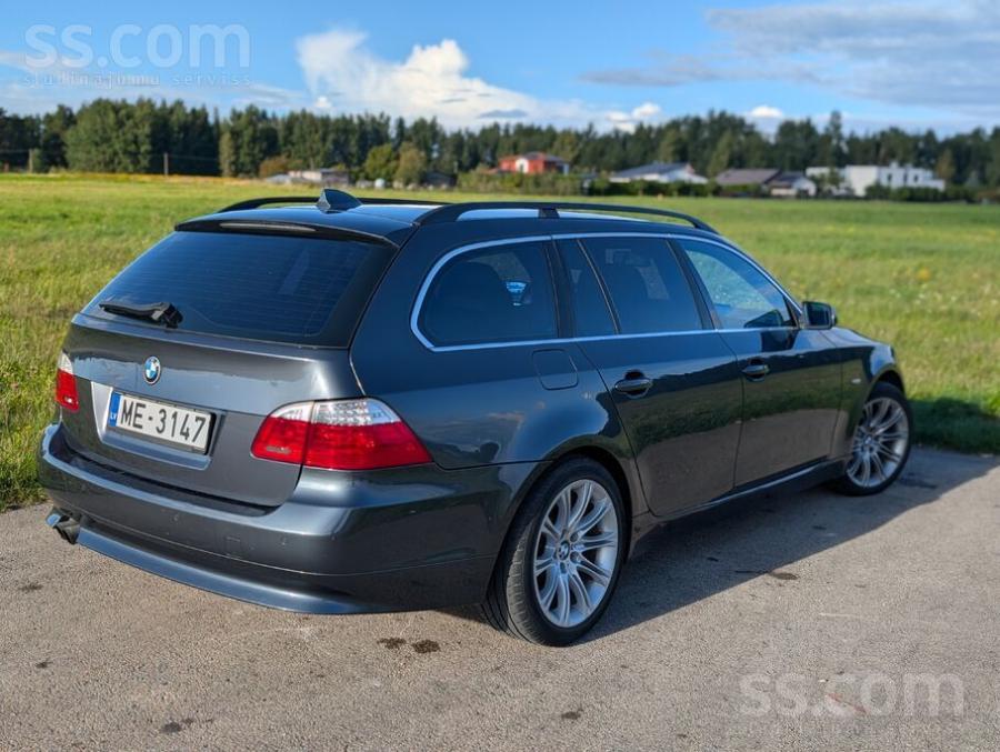 Pelēks BMW 525 2008 Rīga, ar dzinēja tilpumu 3.00 L un nobraukumu 313 tūkst. km par 4200 €, foto 1 vietnē AUTOMOTO.COM.LV