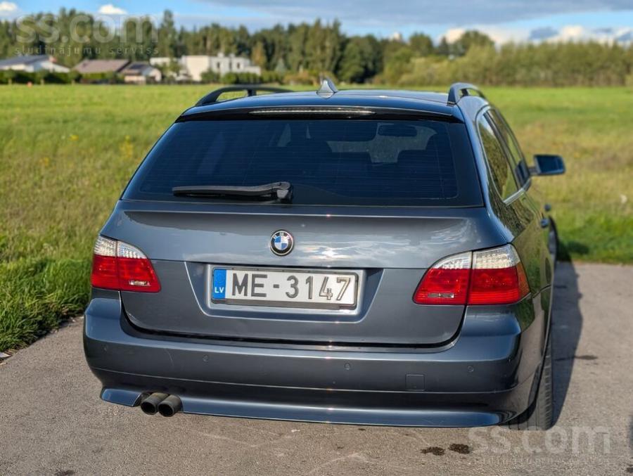 Pelēks BMW 525 2008 Rīga, ar dzinēja tilpumu 3.00 L un nobraukumu 313 tūkst. km par 4200 €, foto 3 vietnē AUTOMOTO.COM.LV