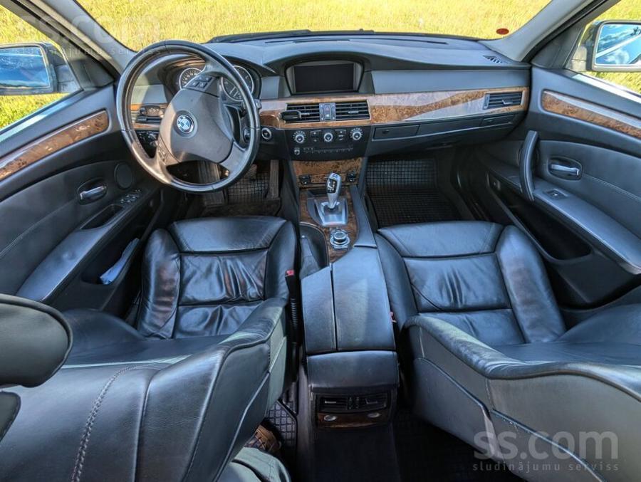 Pelēks BMW 525 2008 Rīga, ar dzinēja tilpumu 3.00 L un nobraukumu 313 tūkst. km par 4200 €, foto 11 vietnē AUTOMOTO.COM.LV