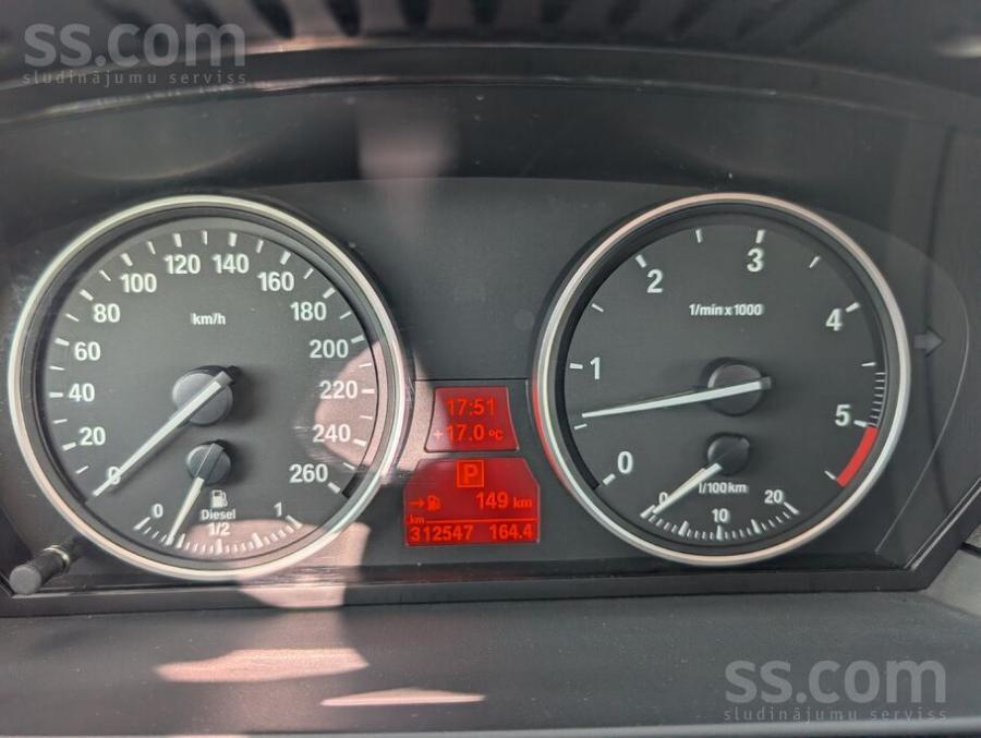Pelēks BMW 525 2008 Rīga, ar dzinēja tilpumu 3.00 L un nobraukumu 313 tūkst. km par 4200 €, foto 17 vietnē AUTOMOTO.COM.LV