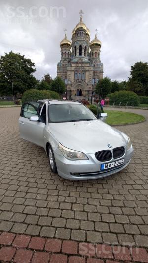 Pelēks BMW 525 2008 Liepāja, ar dzinēja tilpumu 3.00 L un nobraukumu 324 tūkst. km par 4150 €, foto  vietnē AUTOMOTO.COM.LV