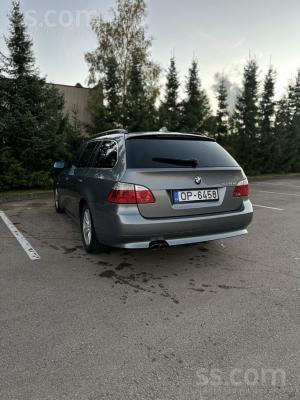 Grey BMW 525 2008 in Rezekne, with an engine capacity of 3.00 L and mileage of 348 thousand km for 4699 €, photo 5 on AUTOMOTO.COM.LV