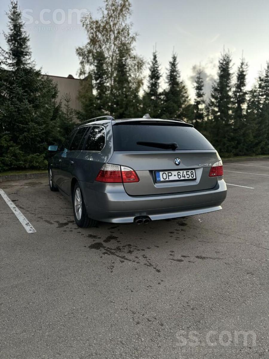 Grey BMW 525 2008 in Rezekne, with an engine capacity of 3.00 L and mileage of 348 thousand km for 4699 €, photo 5 on AUTOMOTO.COM.LV
