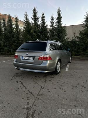 Grey BMW 525 2008 in Rezekne, with an engine capacity of 3.00 L and mileage of 348 thousand km for 4699 €, photo 6 on AUTOMOTO.COM.LV