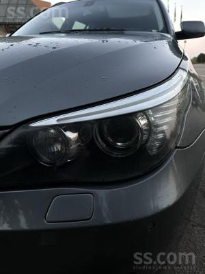 Grey BMW 525 2008 in Rezekne, with an engine capacity of 3.00 L and mileage of 348 thousand km for 4699 €, photo 11 on AUTOMOTO.COM.LV