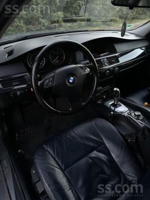 Grey BMW 525 2008 in Rezekne, with an engine capacity of 3.00 L and mileage of 348 thousand km for 4699 €, photo 12 on AUTOMOTO.COM.LV