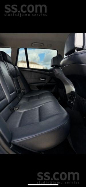 Grey BMW 525 2008 in Rezekne, with an engine capacity of 3.00 L and mileage of 348 thousand km for 4699 €, photo 14 on AUTOMOTO.COM.LV