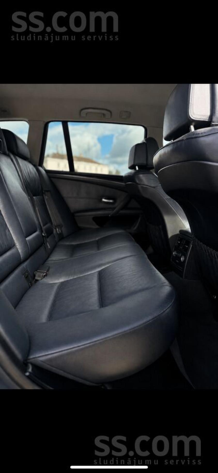 Grey BMW 525 2008 in Rezekne, with an engine capacity of 3.00 L and mileage of 348 thousand km for 4699 €, photo 14 on AUTOMOTO.COM.LV