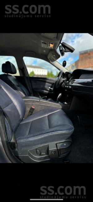 Grey BMW 525 2008 in Rezekne, with an engine capacity of 3.00 L and mileage of 348 thousand km for 4699 €, photo 15 on AUTOMOTO.COM.LV