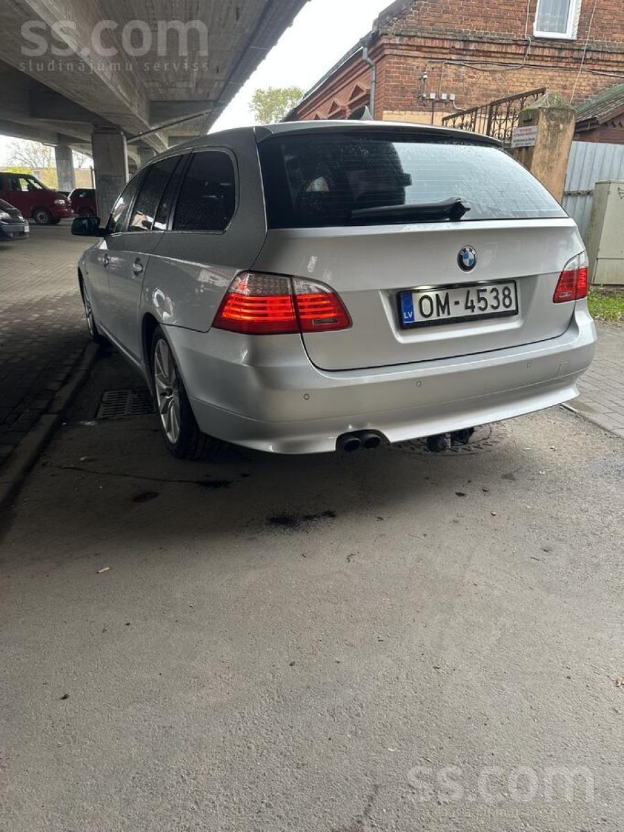Pelēks BMW 525 2008 Daugavpils, ar dzinēja tilpumu 3.00 L un nobraukumu 340 tūkst. km par 4800 €, foto 6 vietnē AUTOMOTO.COM.LV