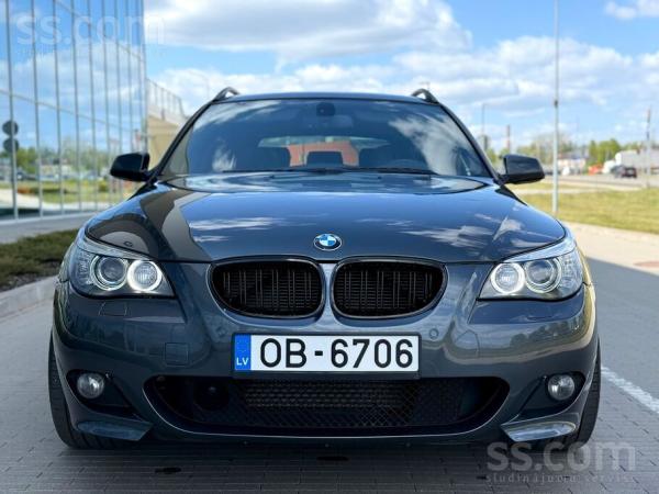 Grey BMW 525 2009 in Rezekne, with an engine capacity of 3.00 L and mileage of 295 thousand km for 7490 €, photo 2 on AUTOMOTO.COM.LV