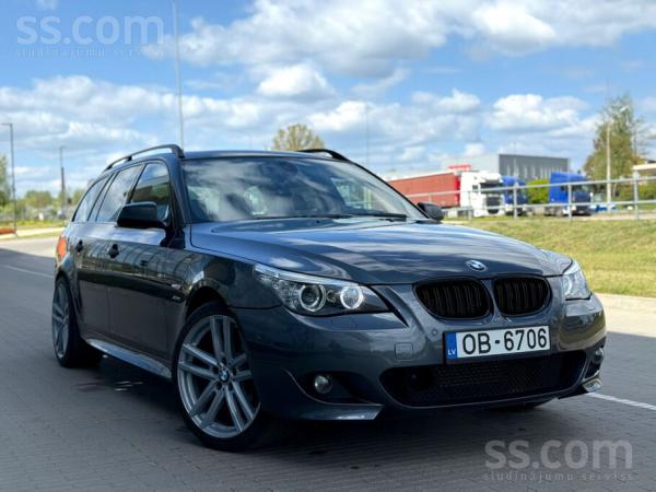 Grey BMW 525 2009 in Rezekne, with an engine capacity of 3.00 L and mileage of 295 thousand km for 7490 €, photo 3 on AUTOMOTO.COM.LV