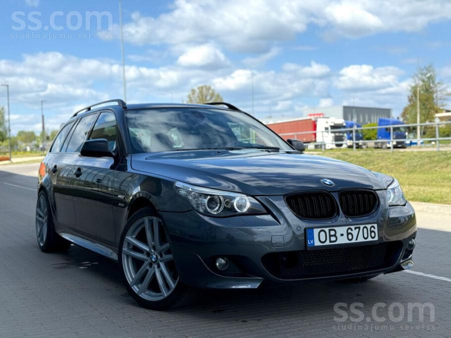 Grey BMW 525 2009 in Rezekne, with an engine capacity of 3.00 L and mileage of 295 thousand km for 2800 €, photo 3 on AUTOMOTO.COM.LV