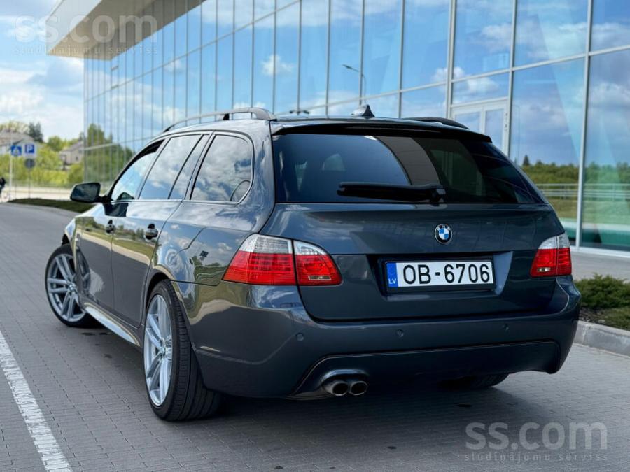 Grey BMW 525 2009 in Rezekne, with an engine capacity of 3.00 L and mileage of 295 thousand km for 2800 €, photo 6 on AUTOMOTO.COM.LV