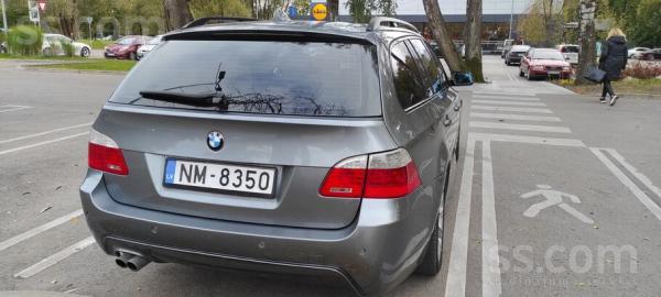 Grey BMW 525 2009 in Riga, with an engine capacity of 3.00 L and mileage of 302 thousand km for 6600 €, photo 4 on AUTOMOTO.COM.LV