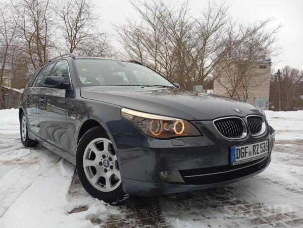 Grey BMW 525 2009 in Balvi, with an engine capacity of 2.50 L and mileage of 211 thousand km for 3450 €, photo 9 on AUTOMOTO.COM.LV