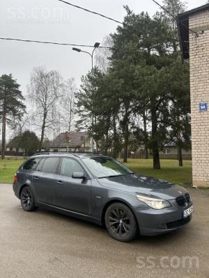 Pelēks BMW 525 2009 Preiļi, ar dzinēja tilpumu 3.00 L un nobraukumu 395 tūkst. km par 5750 €, foto  vietnē AUTOMOTO.COM.LV