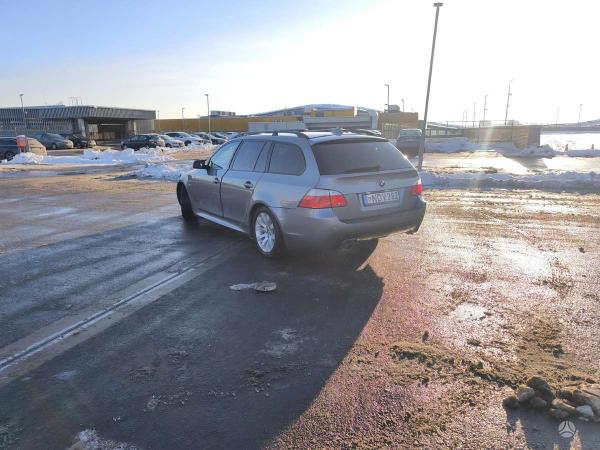 Grey BMW 525 2009 in Svencionys, with an engine capacity of 2.99 L and mileage of 439 thousand km for 4350 €, photo 3 on AUTOMOTO.COM.LV