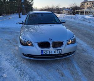 Pelēks BMW 525 2009 Viļņa, ar dzinēja tilpumu 2.99 L un nobraukumu 327 tūkst. km par 4300 €, foto  vietnē AUTOMOTO.COM.LV