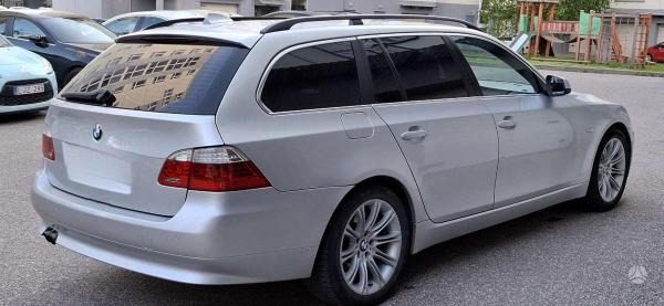 Grey BMW 525 2009 in Vilnius, with an engine capacity of 2.99 L and mileage of 327 thousand km for 4300 €, photo 9 on AUTOMOTO.COM.LV