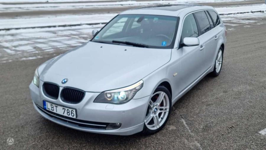 Grey BMW 525 2009 in Vilnius, with an engine capacity of 2.99 L and mileage of 323 thousand km for 3500 €, photo 2 on AUTOMOTO.COM.LV