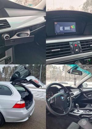 Grey BMW 525 2009 in Vilnius, with an engine capacity of 2.99 L and mileage of 323 thousand km for 3500 €, photo 13 on AUTOMOTO.COM.LV