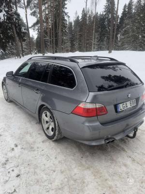 Grey BMW 525 2009 in Anyksciai, with an engine capacity of 2.99 L and mileage of 390 thousand km for 3450 €, photo 6 on AUTOMOTO.COM.LV