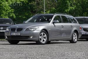 Pelēks BMW 525 2009 Rīga, ar dzinēja tilpumu 3.00 L un nobraukumu 300 tūkst. km par 4990 €, foto  vietnē AUTOMOTO.COM.LV