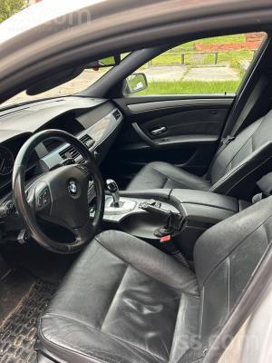 Grey BMW 525 2009 in Jelgava, with an engine capacity of 3.00 L and mileage of 302 thousand km for 4000 €, photo 6 on AUTOMOTO.COM.LV