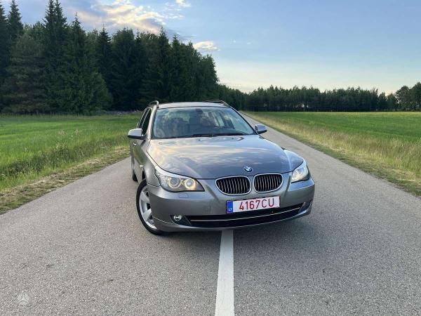 Grey BMW 525 2009 in Vilnius, with an engine capacity of 2.99 L and mileage of 339 thousand km for 4800 €, photo 1 on AUTOMOTO.COM.LV
